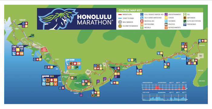 2022 Honolulu Marathon Map : Honolulu Marathon