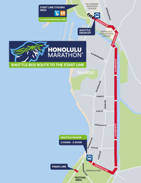 2022-HM-Shuttle-Bus-Route : Honolulu Marathon